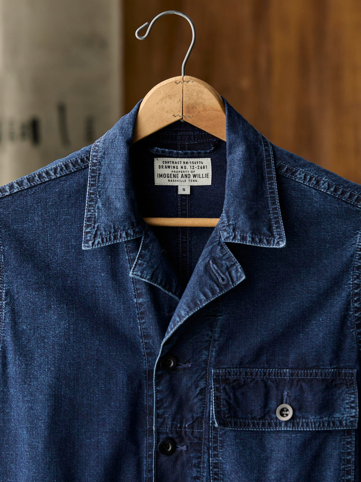 indigo ripstop coverall – imogene + willie