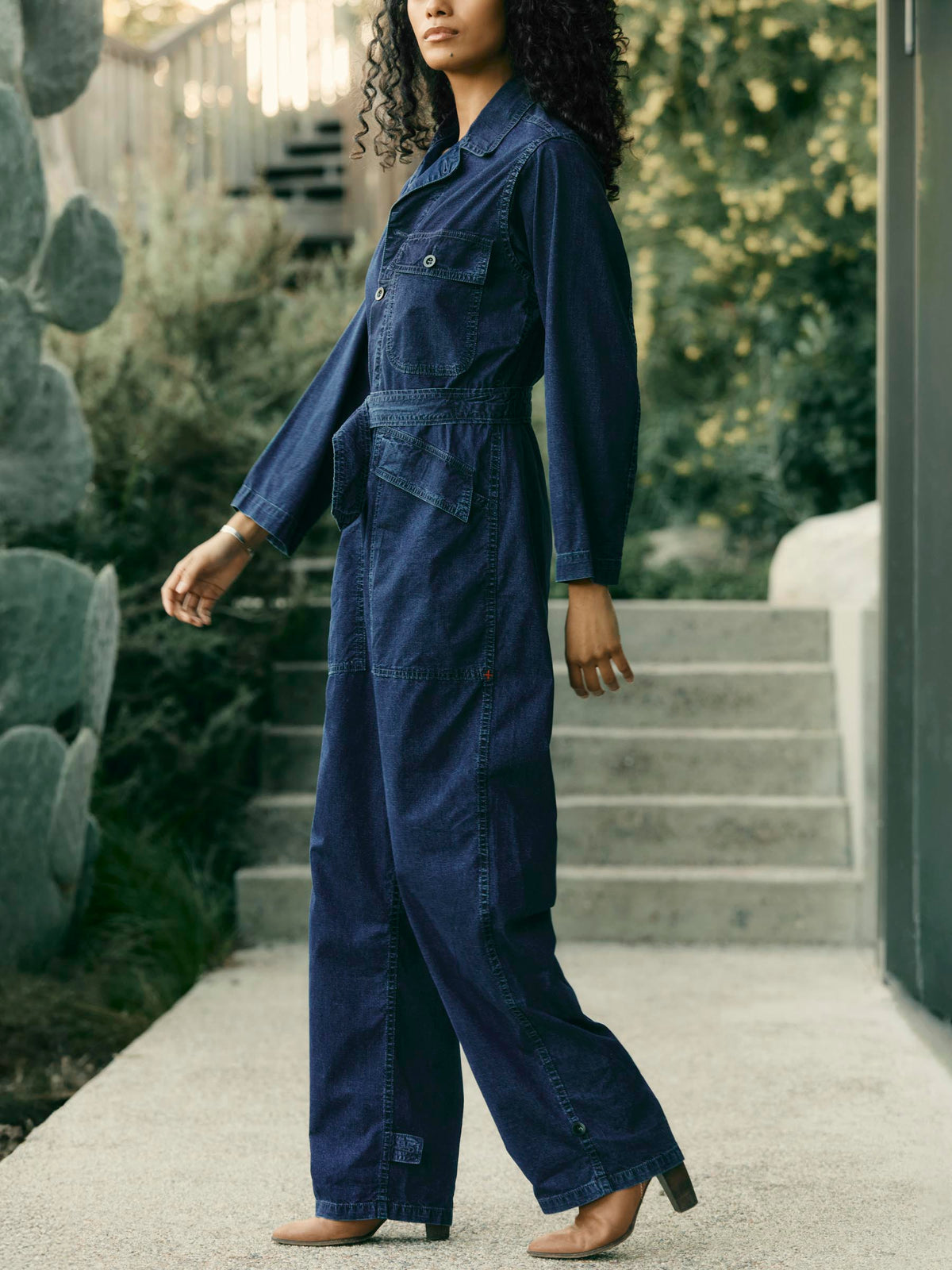 indigo ripstop coverall – imogene + willie