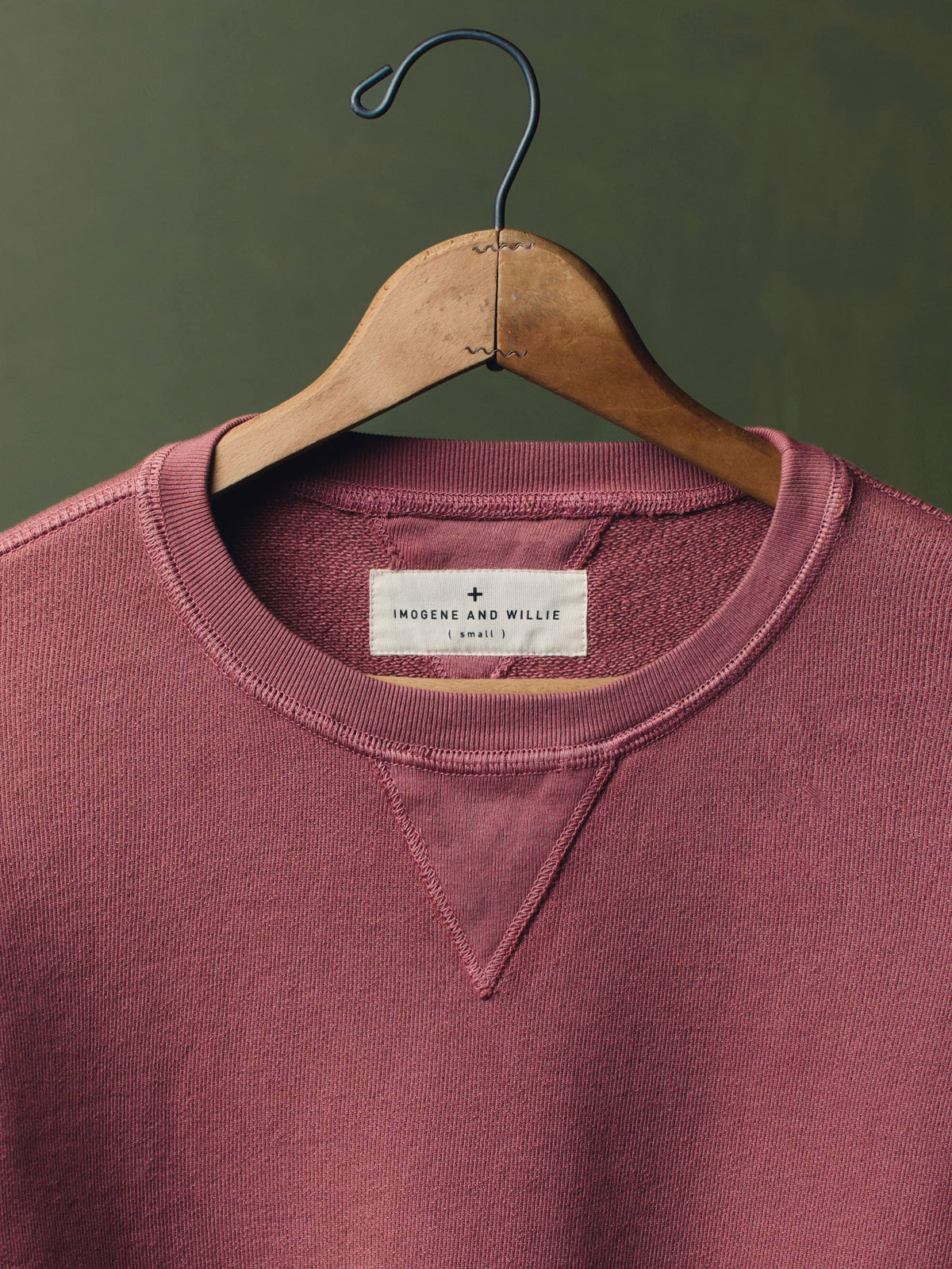 penny sweatshirt in plum – imogene + willie