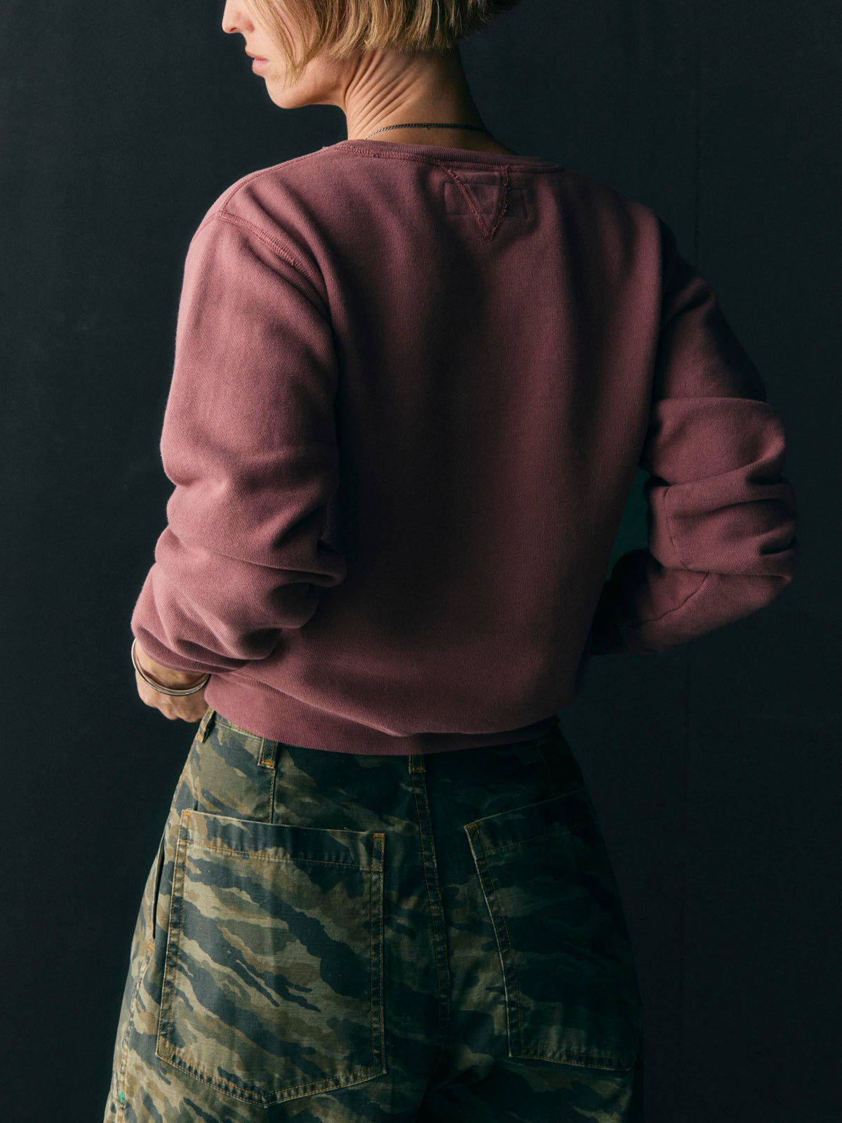 penny sweatshirt in plum – imogene + willie