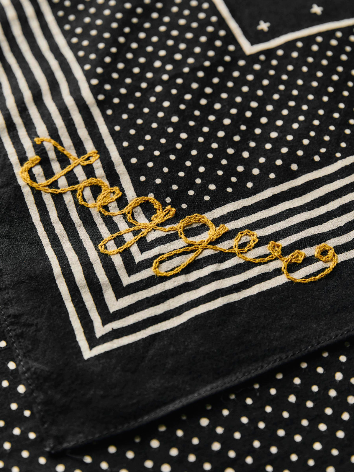 i+w vintage black bandana v2 – imogene + willie
